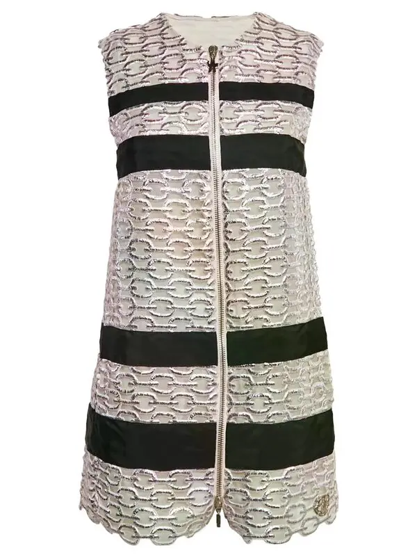 Moncler Chain-link Sleeveless Dress - Grey