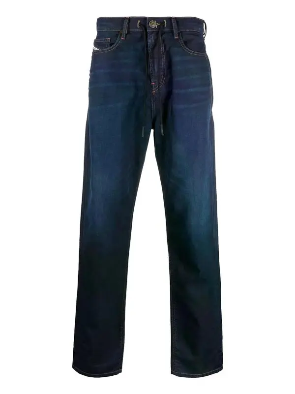 DIESEL® Tapered Drawstring Jeans - Blue