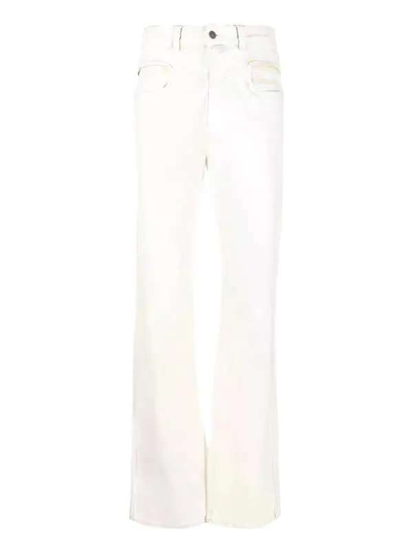 DIESEL® High-waist Coated-effect Jeans - Neutrals