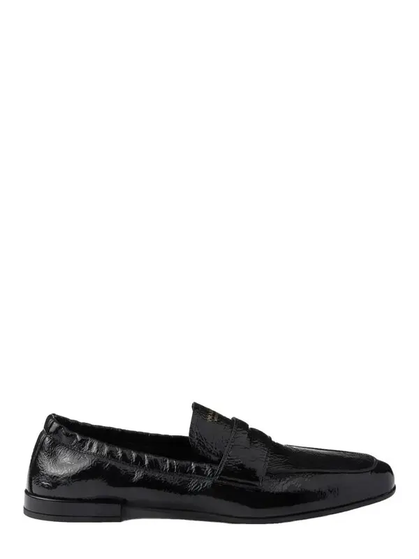 Prada Leather Loafers - Black