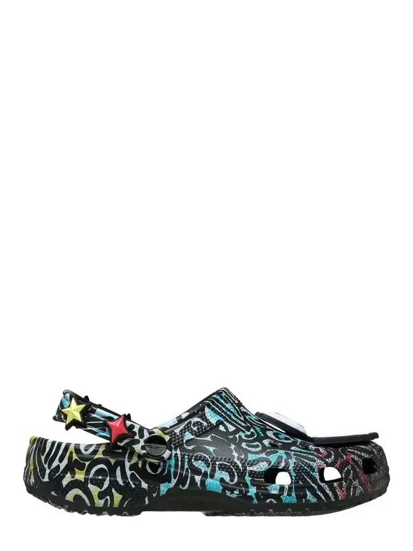 CROCS Graphic-print Sandals - Black