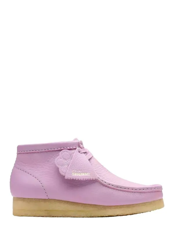 Clarks Wallabee Leather Boots - Pink