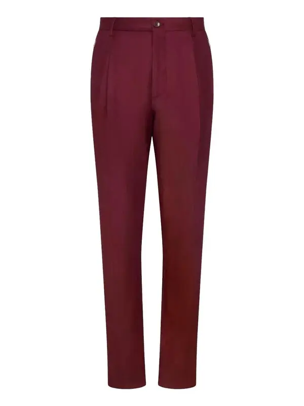 Etro Pleated Trousers - Red