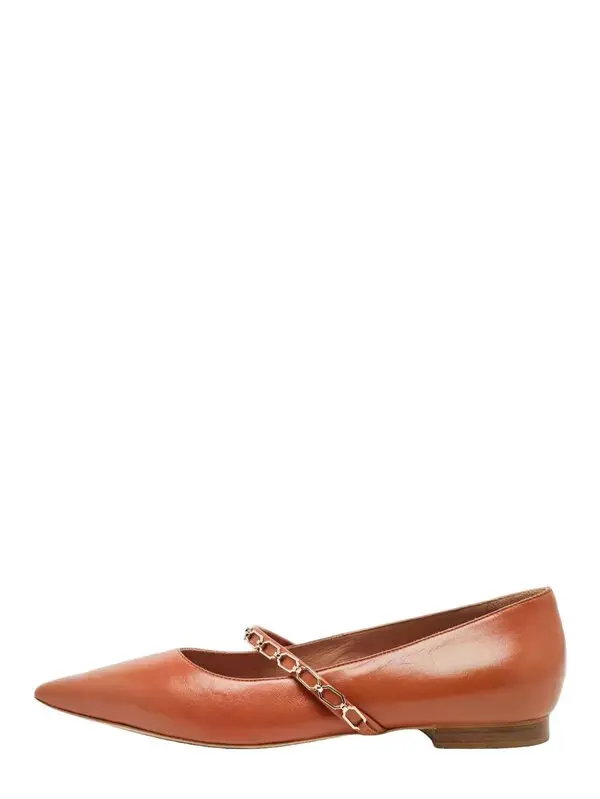 MALONE SOULIERS Virna Flat Pumps - Brown