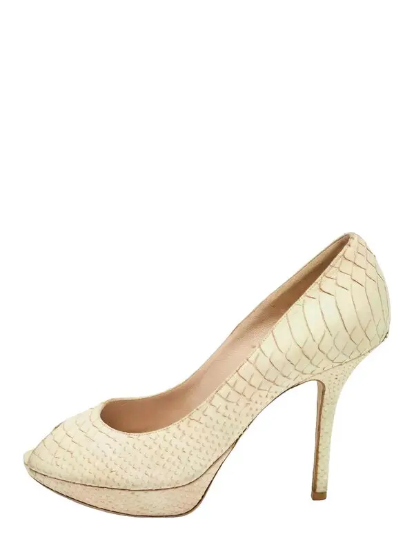 Dior Nubuck Leather Pumps - Neutrals