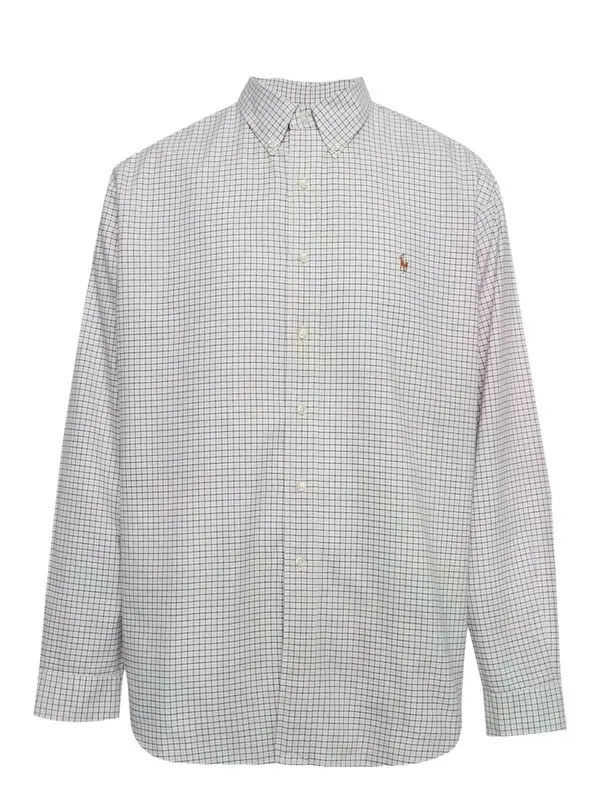 Polo Ralph Lauren Checked Cotton Shirt - White