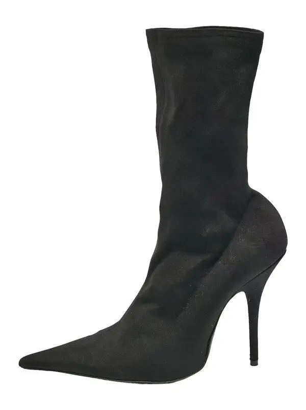 Balenciaga 110mm Knife Ankle Boots - Black