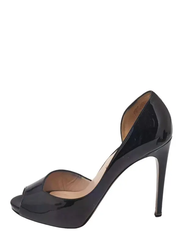 NICHOLAS KIRKWOOD Patent Leather D'orsay Pumps - Black