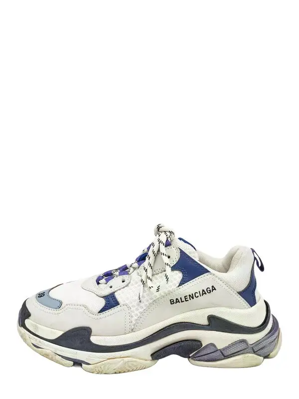 Balenciaga Triple S Lace-up Sneakers - White