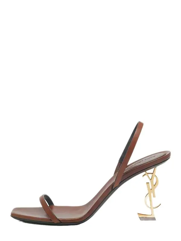 Saint Laurent Opyum Sandals - Brown