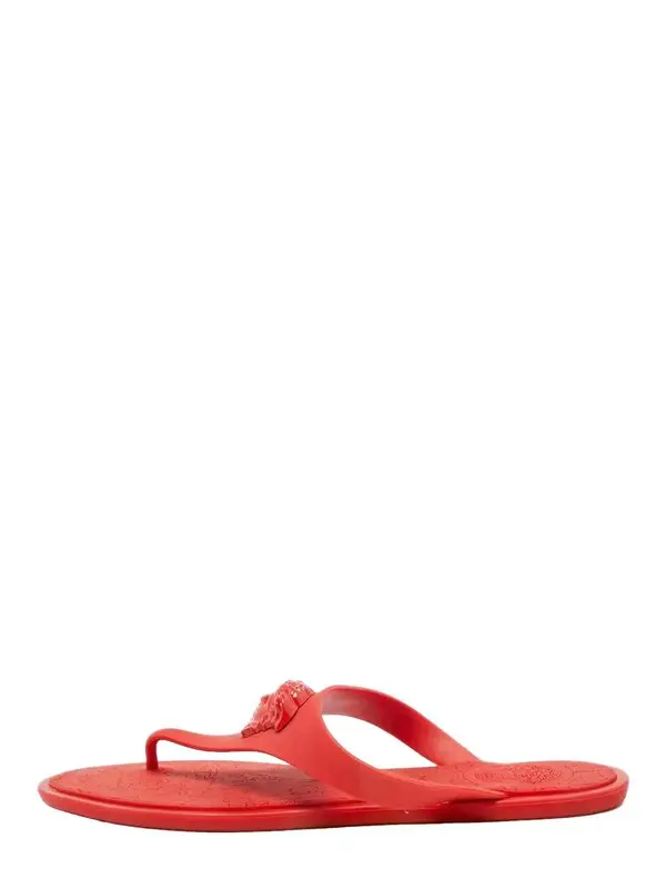 Versace Medusa Emblem Sandals - Red