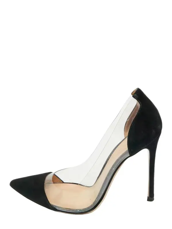 GIANVITO ROSSI Panelled Pumps - Black