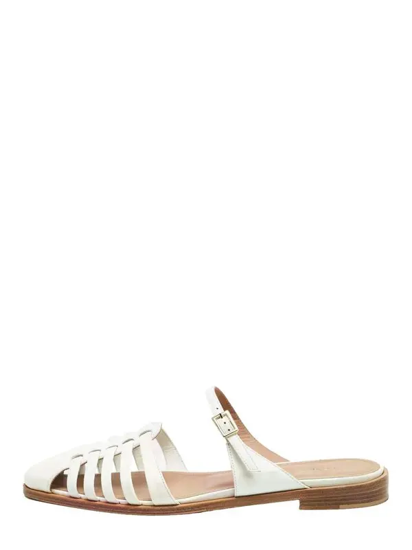 MALONE SOULIERS Eleonora Strap Mules - White