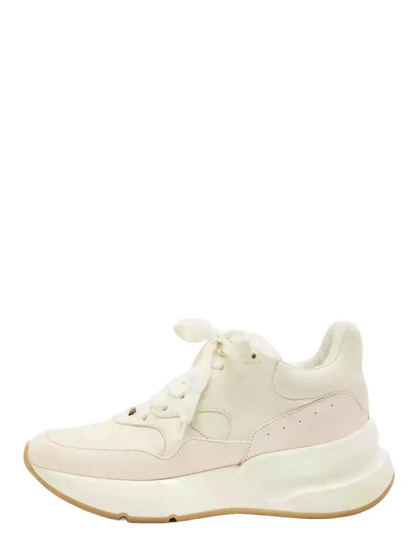 Alexander McQueen Lace Up Sneakers - White