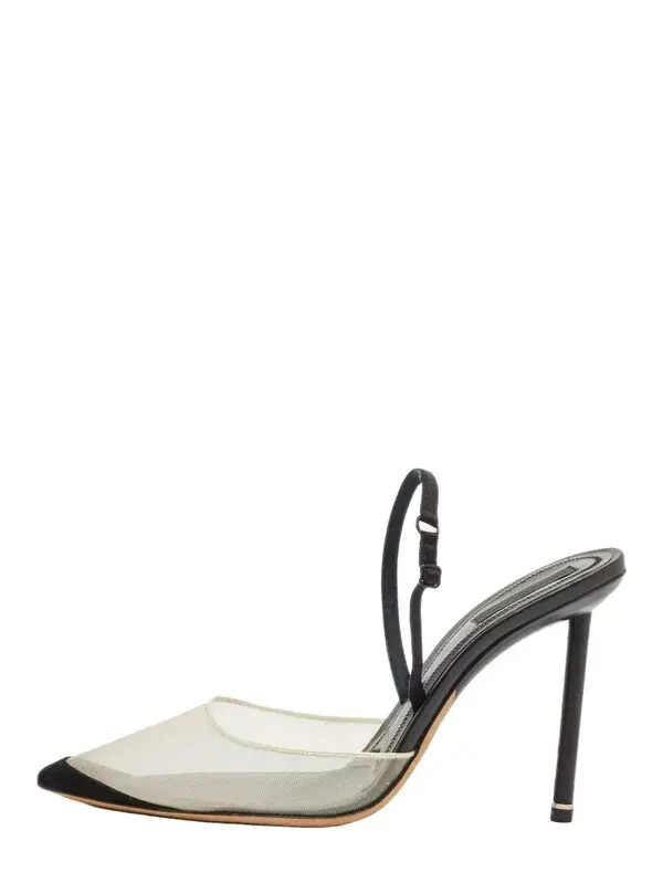ALEXANDER WANG 110mm Slingback Mesh Pumps - Black