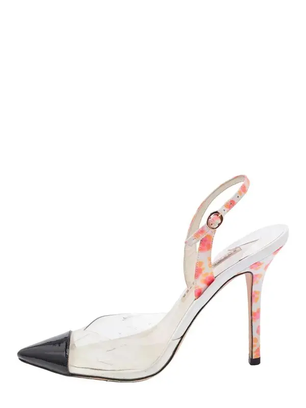 SOPHIA WEBSTER 120mm Transparent-panel Pumps - White