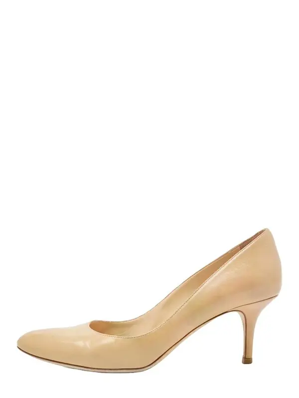 JIMMY CHOO 70mm Gilbert Almond-toe Leather Pumps - Neutrals
