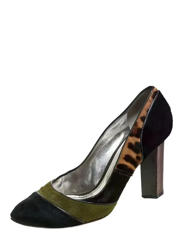 Dolce & Gabbana Pony Hair Pumps - Black
