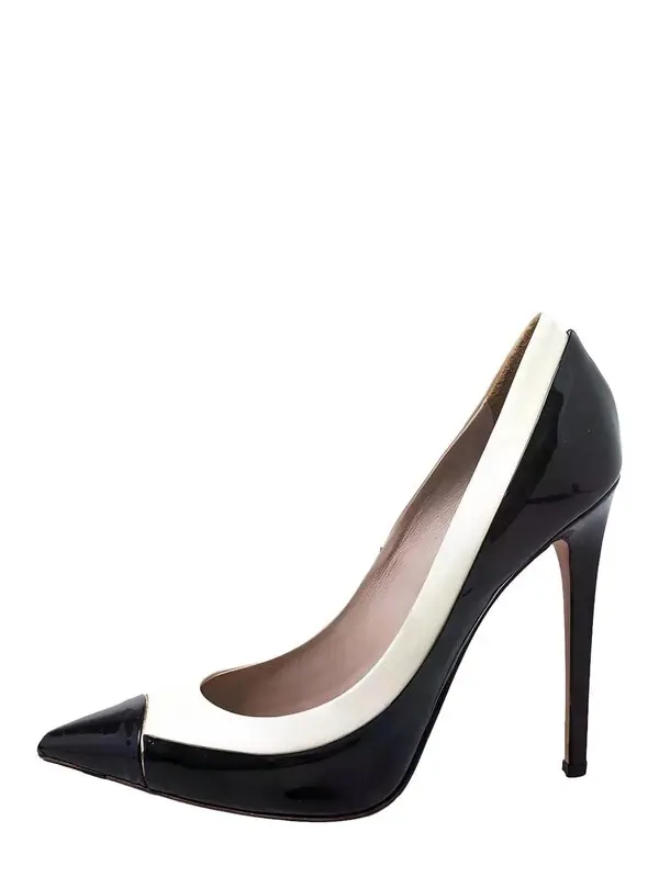 LE SILLA 115mm Patent Leather Pumps - Black