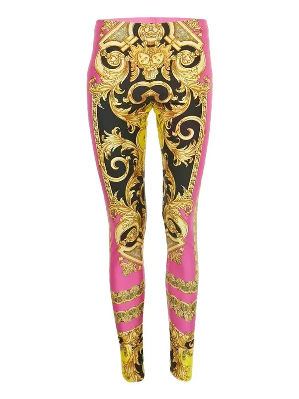 Versace Jersey Print Trousers - Pink