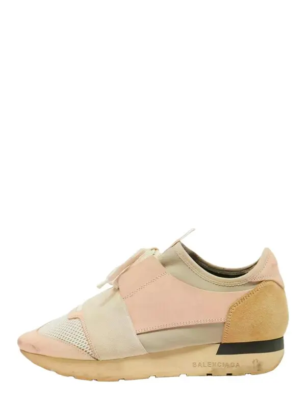 Balenciaga Panelled Sneakers - Pink