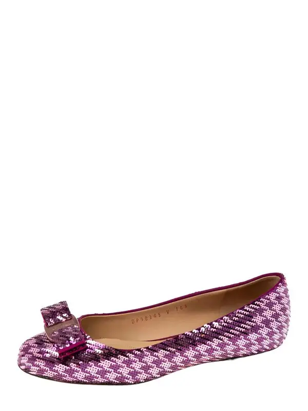 FERRAGAMO Varina Ballet Flats - Purple