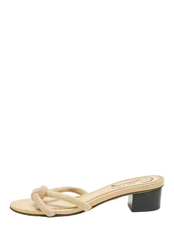 CHARLOTTE OLYMPIA Rope-knot Sandals - Neutrals