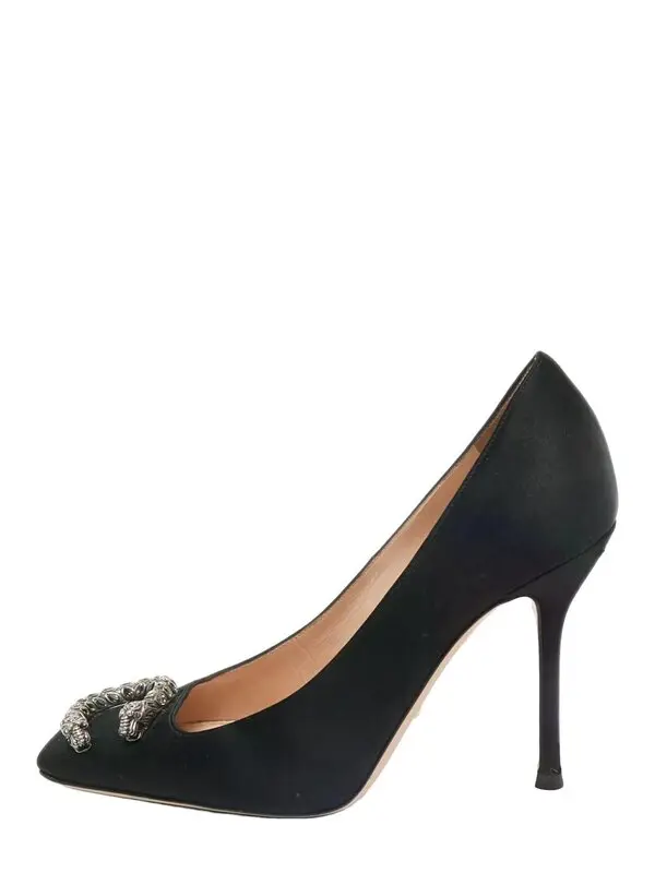 Gucci 110mm Dionysus Heeled Pumps - Black