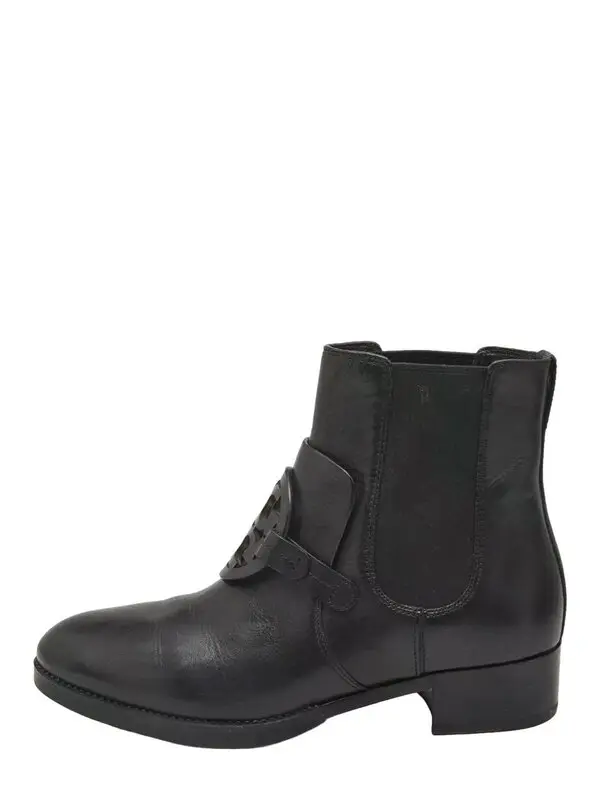 Tory Burch Miller Leather Boots - Black