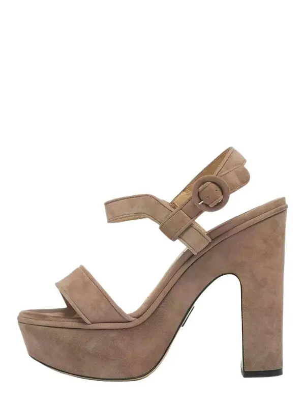 PAUL ANDREW Platform Ankle-strap Sandals - Neutrals