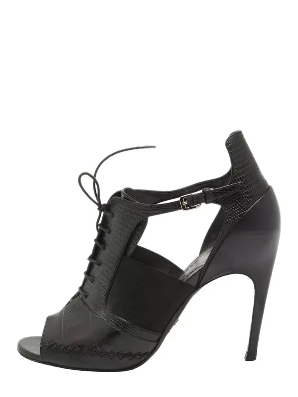 Dior Leather Booties - Black
