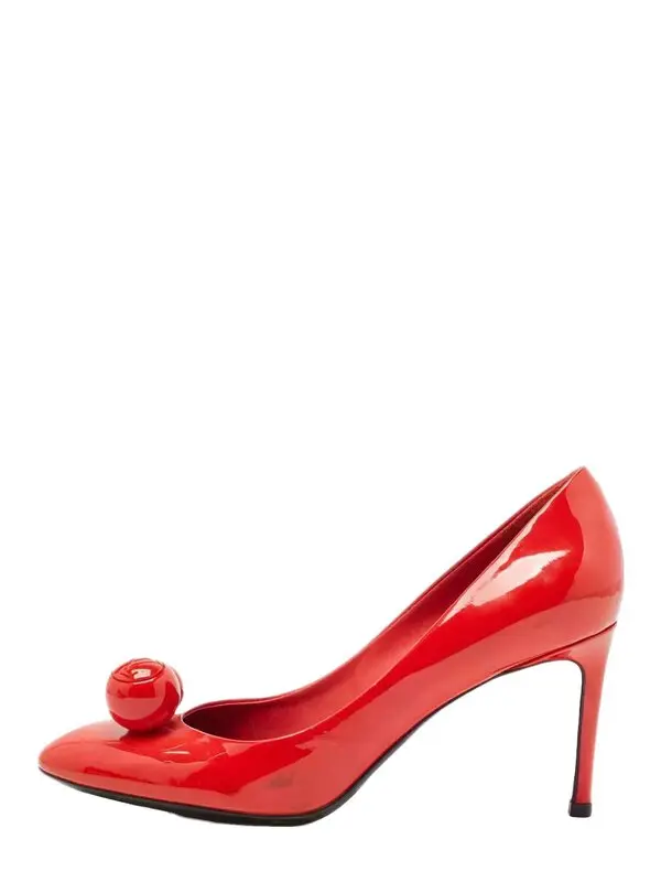 LOUIS VUITTON 75mm Leather Pumps - Red