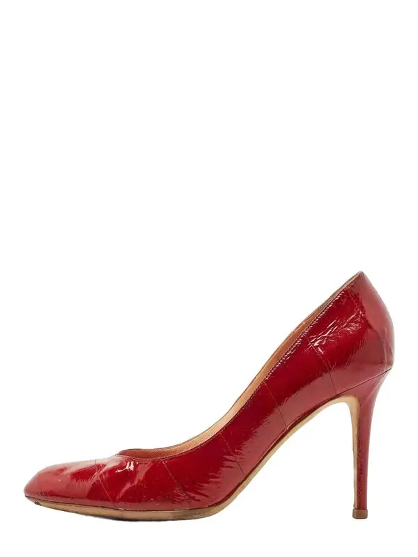 SERGIO ROSSI 95mm Leather Pumps - Red