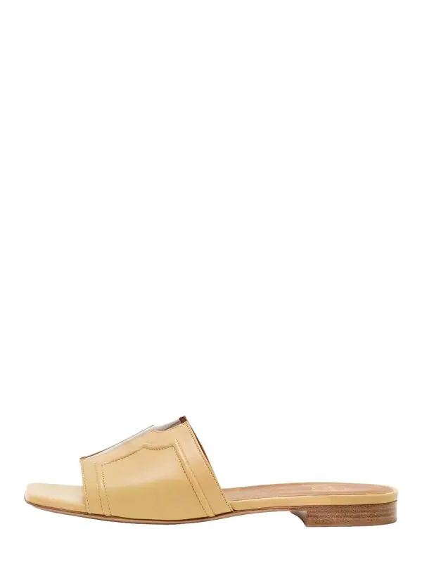 MALONE SOULIERS Leather Flat Sandals - Neutrals