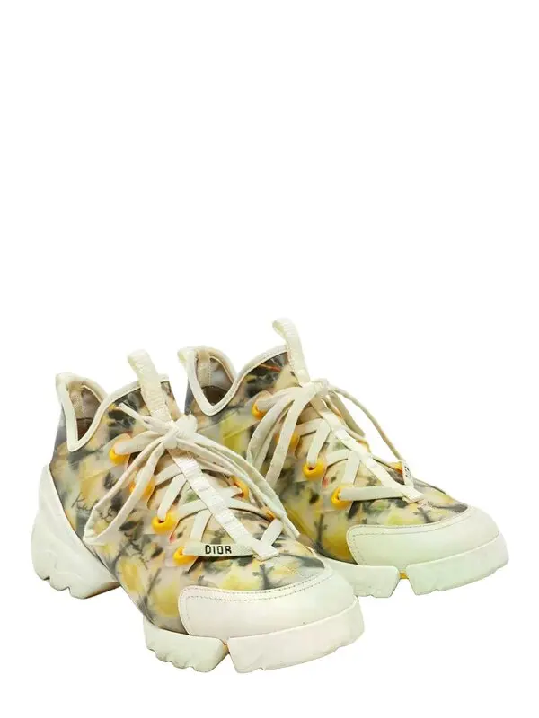 Dior D-connect Floral Sneakers - Neutrals