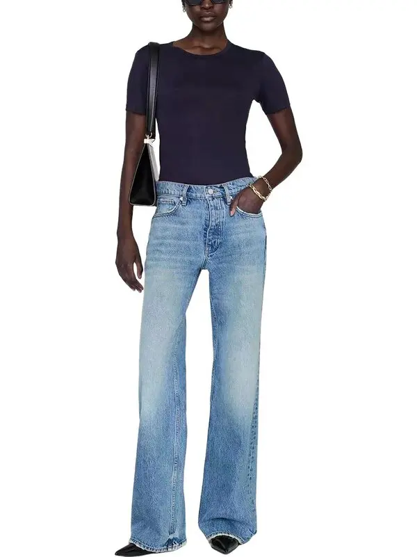 ANINE BING Sylvie Crew-neck T-shirt - Midnight