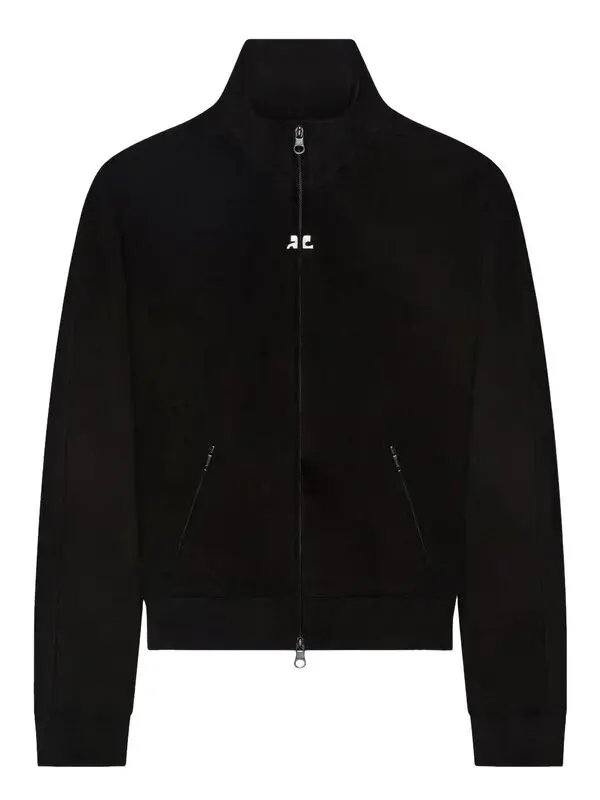 COURREGES Zip-up Jacket - Black