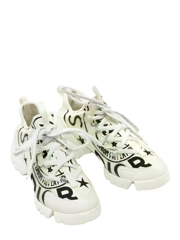 Dior D-connect Low-top Sneakers - White