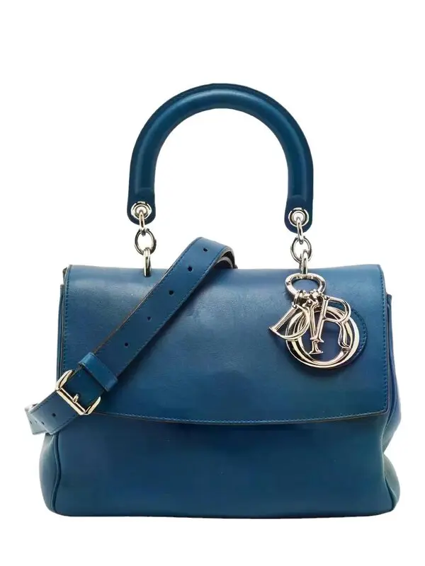 Dior 2014 Be Flap Tote Bag - Blue