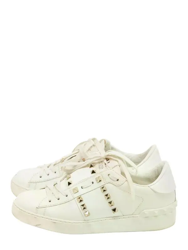 Valentino Garavani Leather Sneakers - White