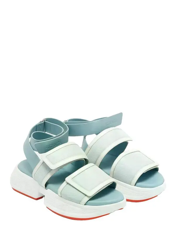 Hermès Calf Leather Strap Sandals - Blue