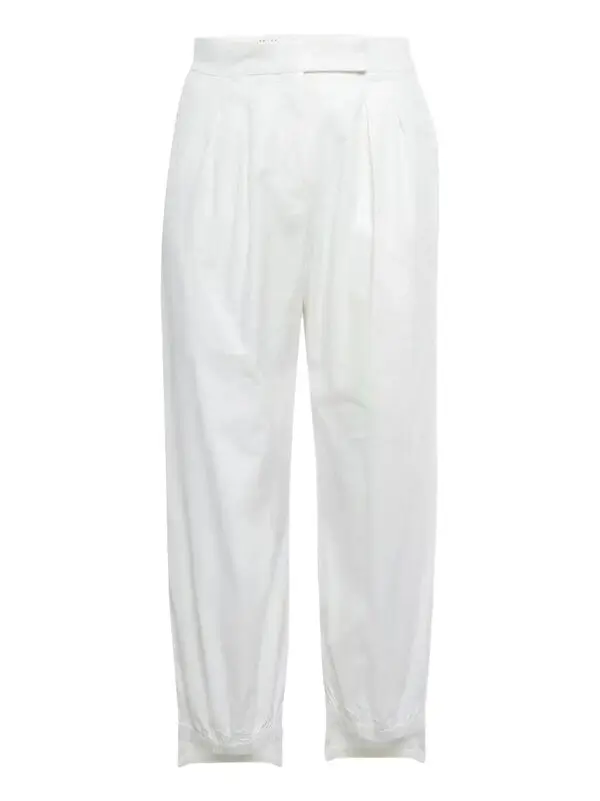 Max Mara Pleated-front Trousers - White