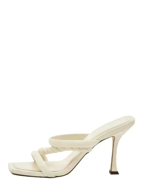 JIMMY CHOO Diosa Twisted-strap Sandals - Neutrals
