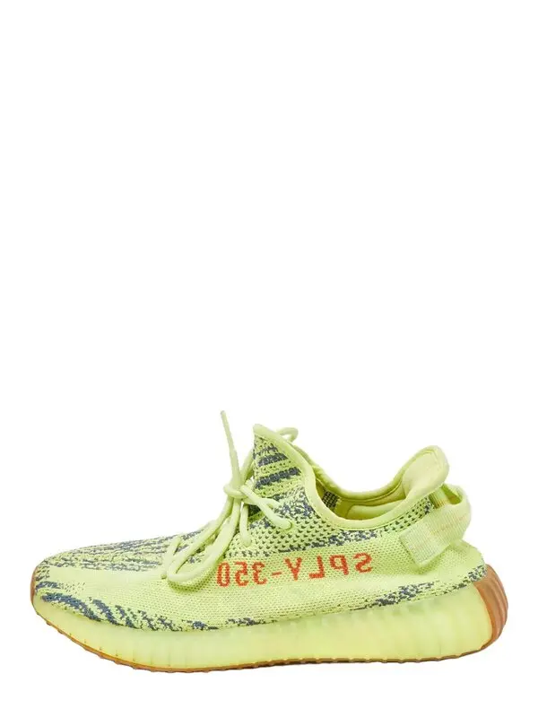 Yeezy 350 V2 Lace-up Sneakers - Yellow
