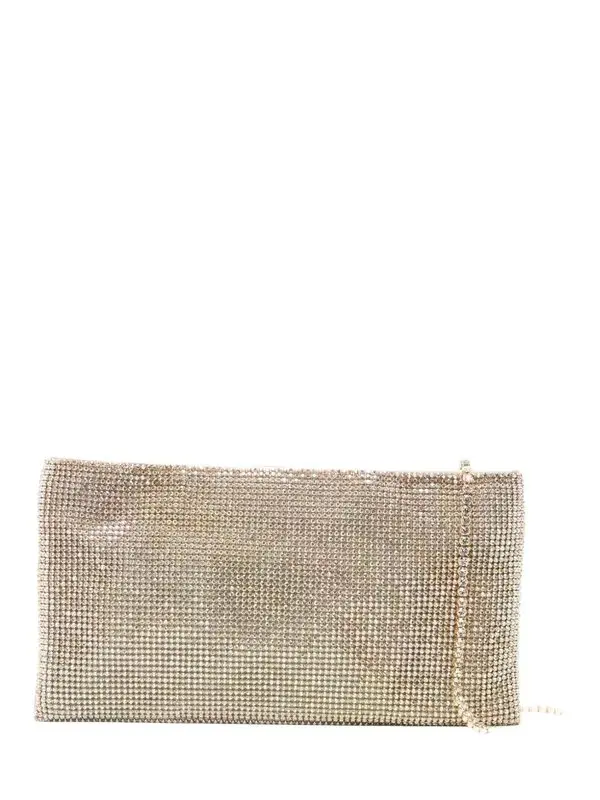 Benedetta Bruzziches Embellished Chain Clutch - Gold