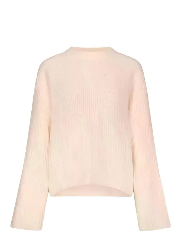 Loulou De Saison Axel Lds Ribbed Knitwear - Pink