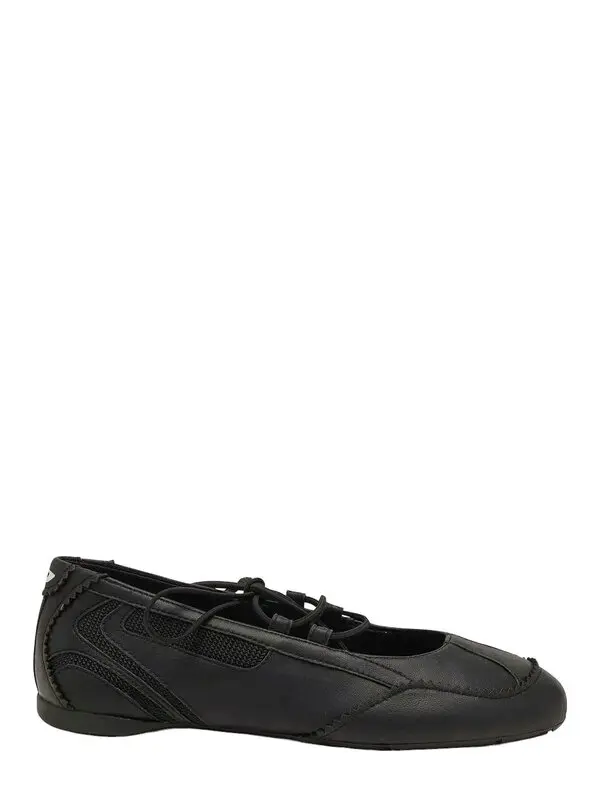 DIESEL® Lace-up Ballet Flats - Black