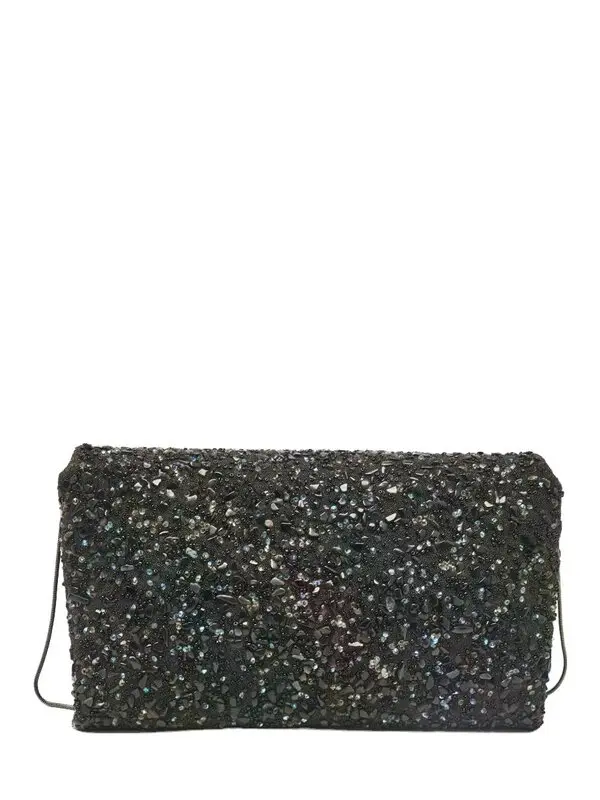 Carolina Herrera Embellished Clutch Bag - Black
