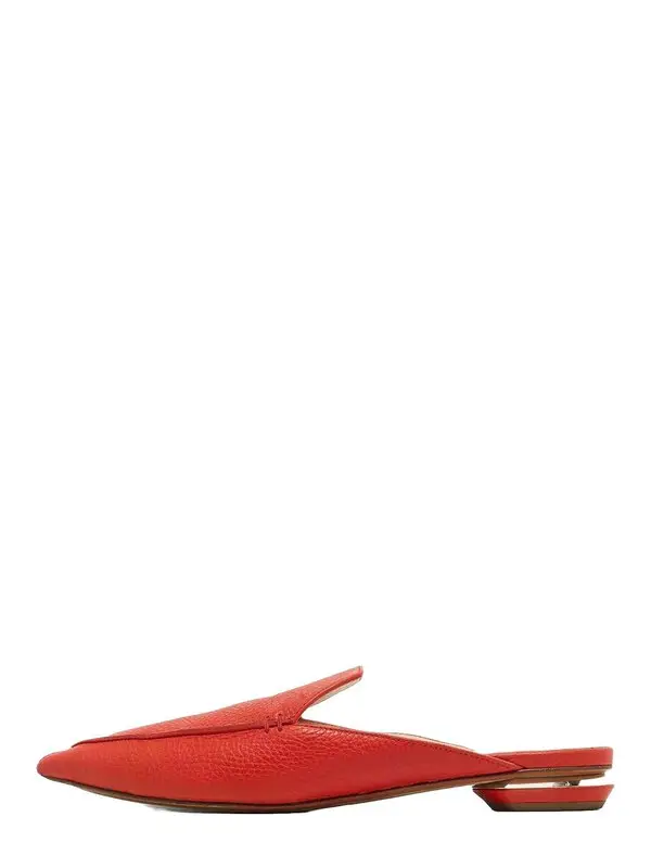 NICHOLAS KIRKWOOD Leather Pointed Toe Mules - Red