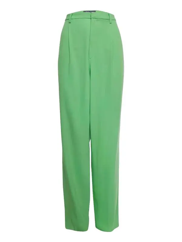 Polo Ralph Lauren Wool Straight-leg Trousers - Green